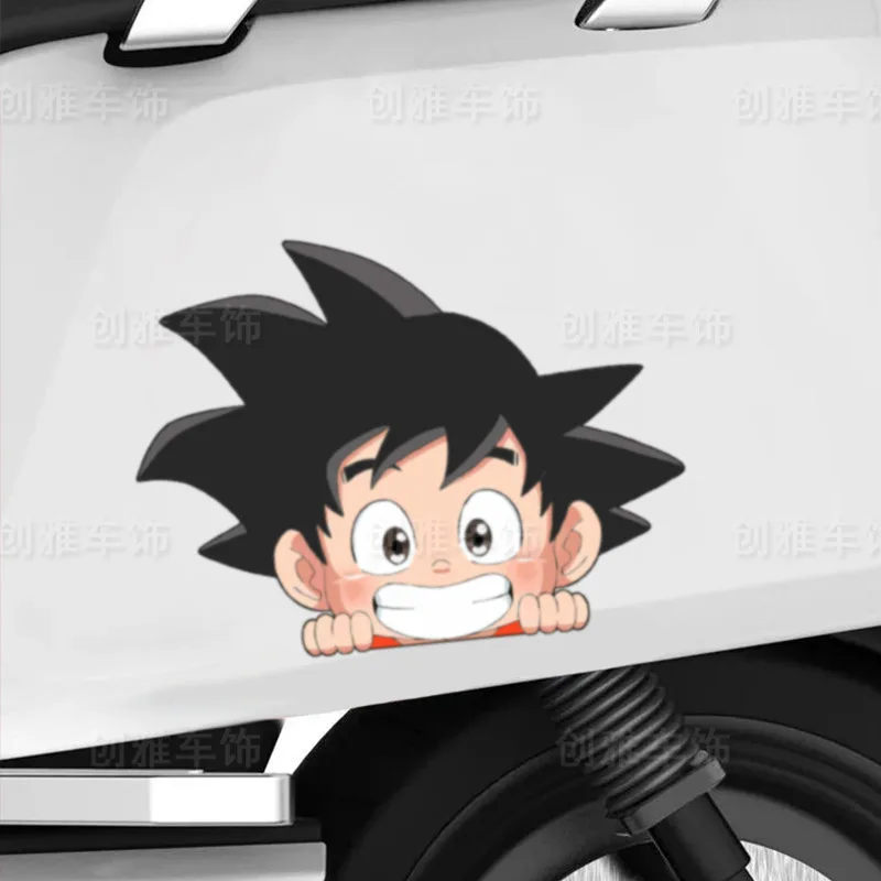 Goku Lying Window Car Sticker - JDM Decorative Sticker