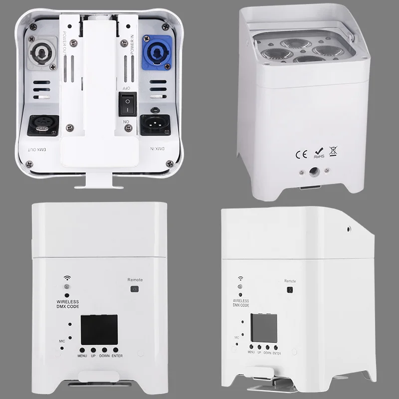 Marslite 6*18w Battery Backdrop Uplights Wireless Remote Control ...