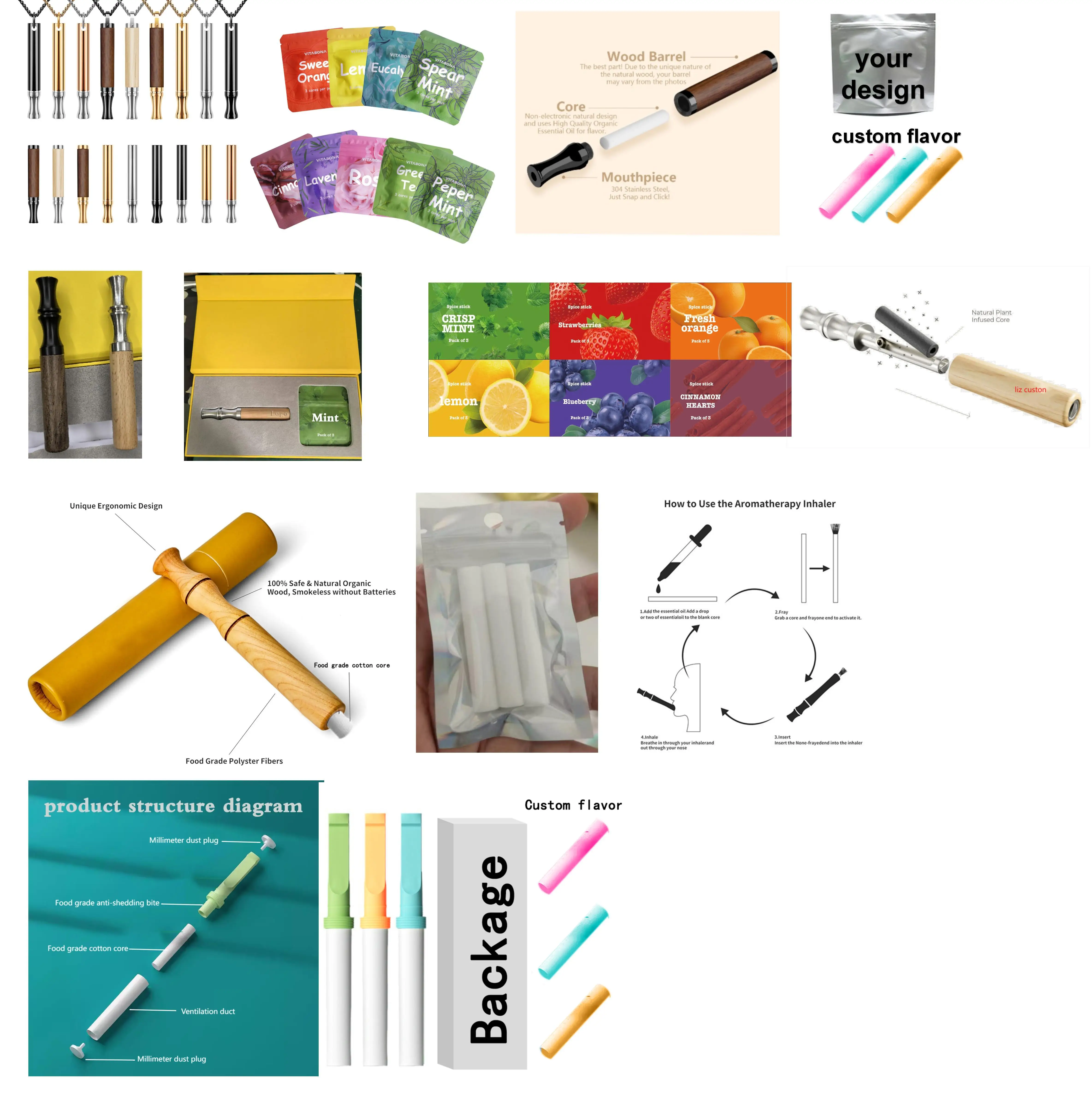 Custom Essential Oil Aromatherapy - Quit Smoking Stick