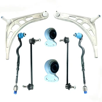 Front Suspension Kit Control Arms Tie Rod End Sway Bar Links For Bmw ...