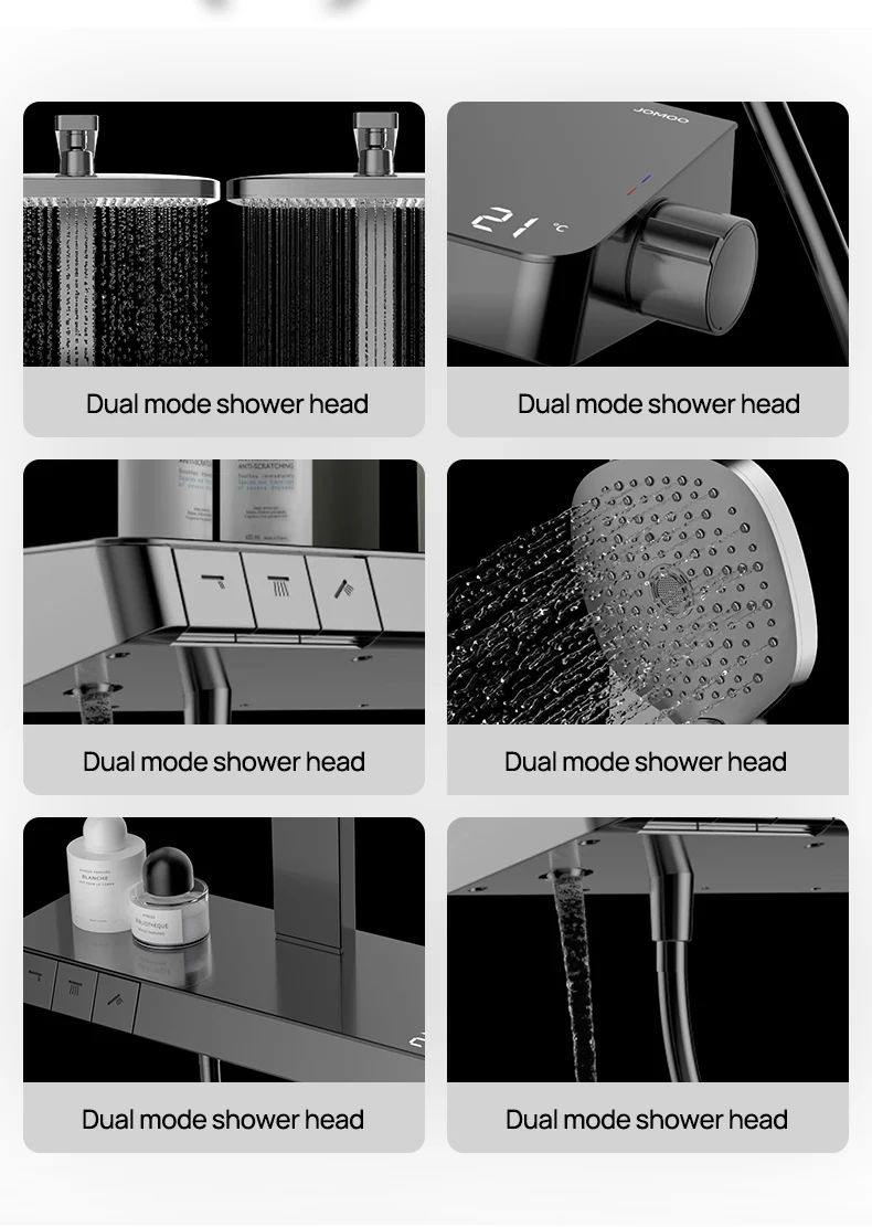 JOMOO Shower System - Intelligent, Adjustable, Reliable