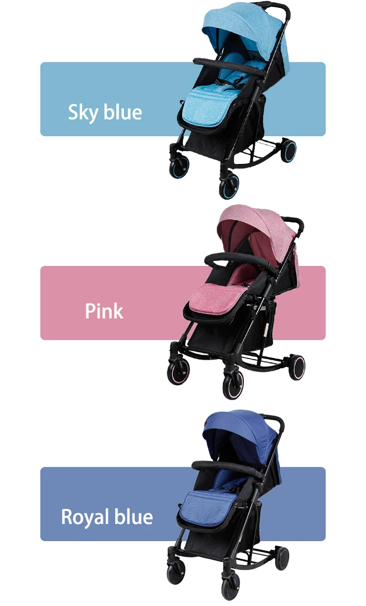 Wholesale Rocking Function Simple Baby Stroller Foldable Travel System ...