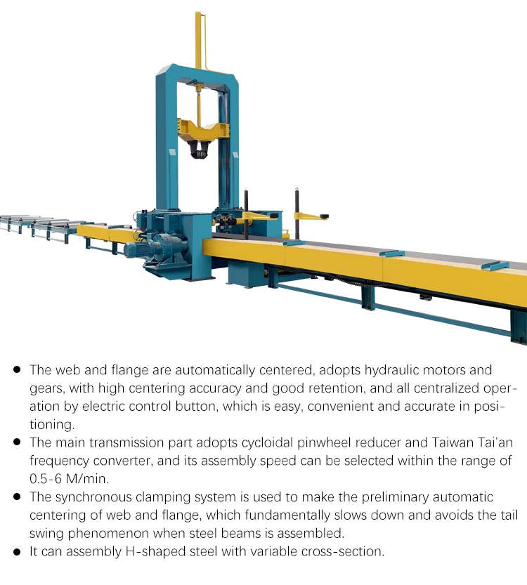 YOMI H Beam Automatic Assembly Machine - Efficient Steel Processing