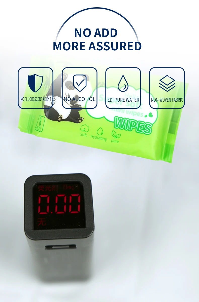 Mini Water Wipes - Unscented Baby Wipes for Sensitive Skin