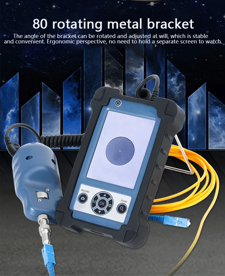 Kip-600v Portable End Face Inspection Probe Fiber Microscope Optical ...