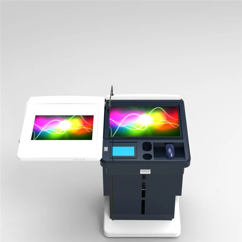 Dual Screen Conference Hall Speech Platform Speaker and Dual Screen ...