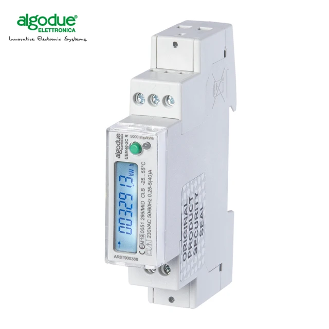 Single Phase Modbus Rs485 Uem40 Algodue Made In Italy Mid Energy Meter ...
