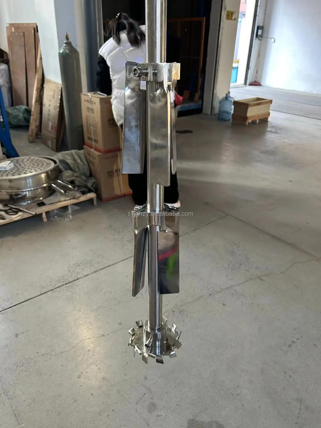 Custom Tank Foldable Mixers & Agitators Horizontal IBC tank Mixer Mixer ...