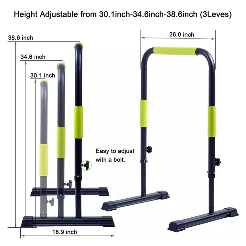 Fitness Dip Station Training Stand Parallel Bars For Home Workout - Buy Equalizer Dip Bars Stand ...