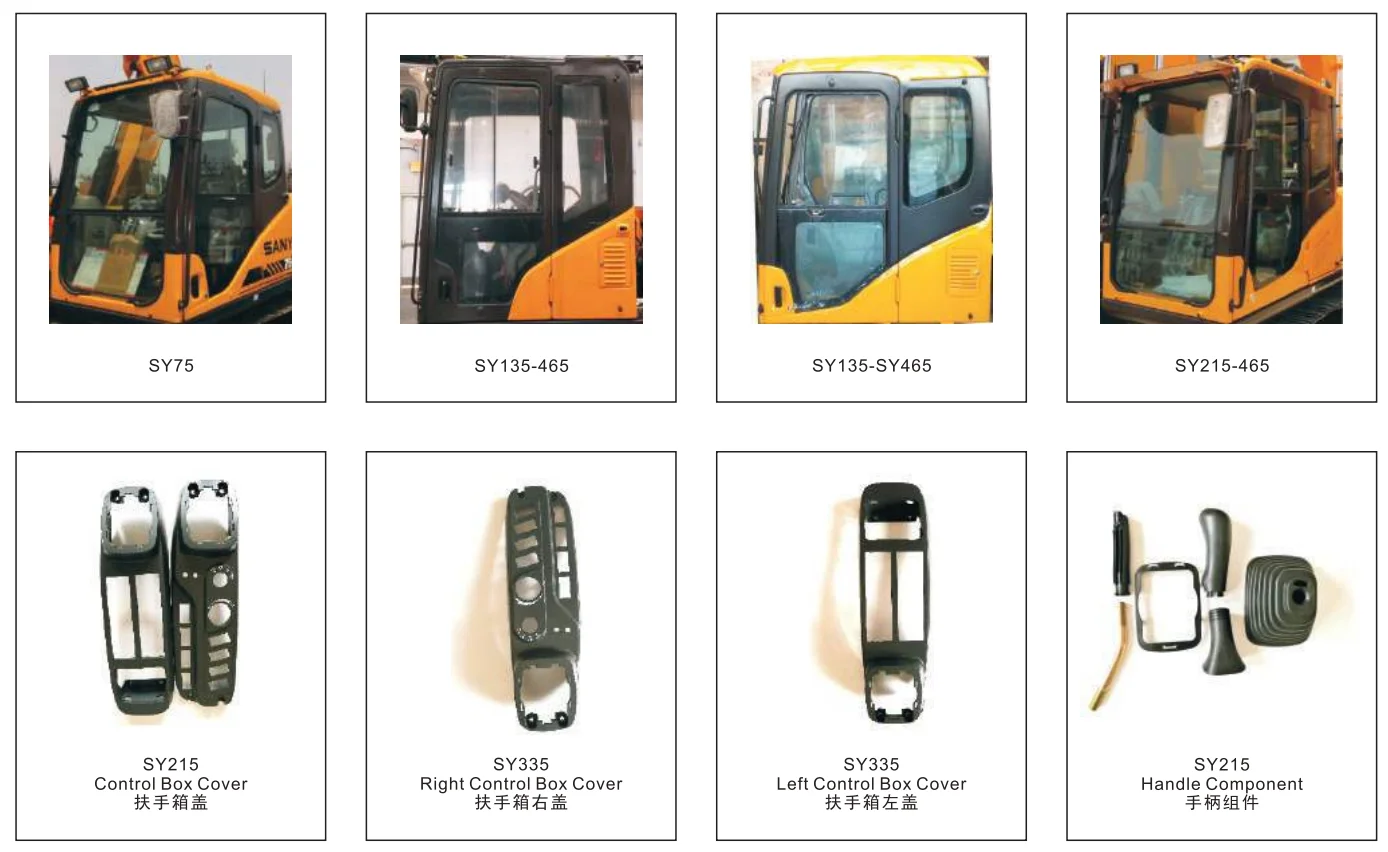 Genuine Parts - Accurate Size Cabin Window Glass for Excavators