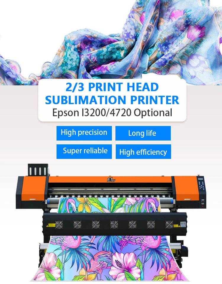 6 Printhead Dye Sublimation Digital Printer For Sublimation Paper - Buy ...