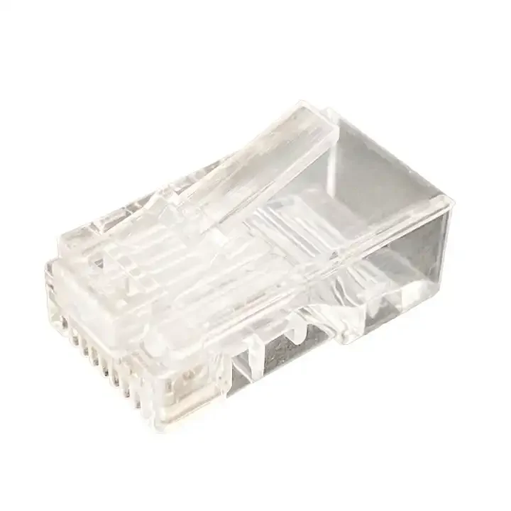 Ethernet Rj45 Connector Cat6 Pass Through 8p8c Modular Plug Utp Insert ...