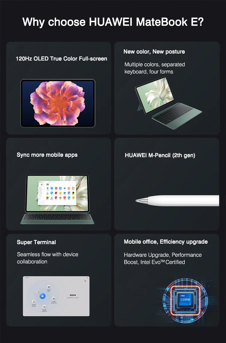 HUAWEI Matebook E 2023 - Ultimate 2-in-1 Laptop Experience