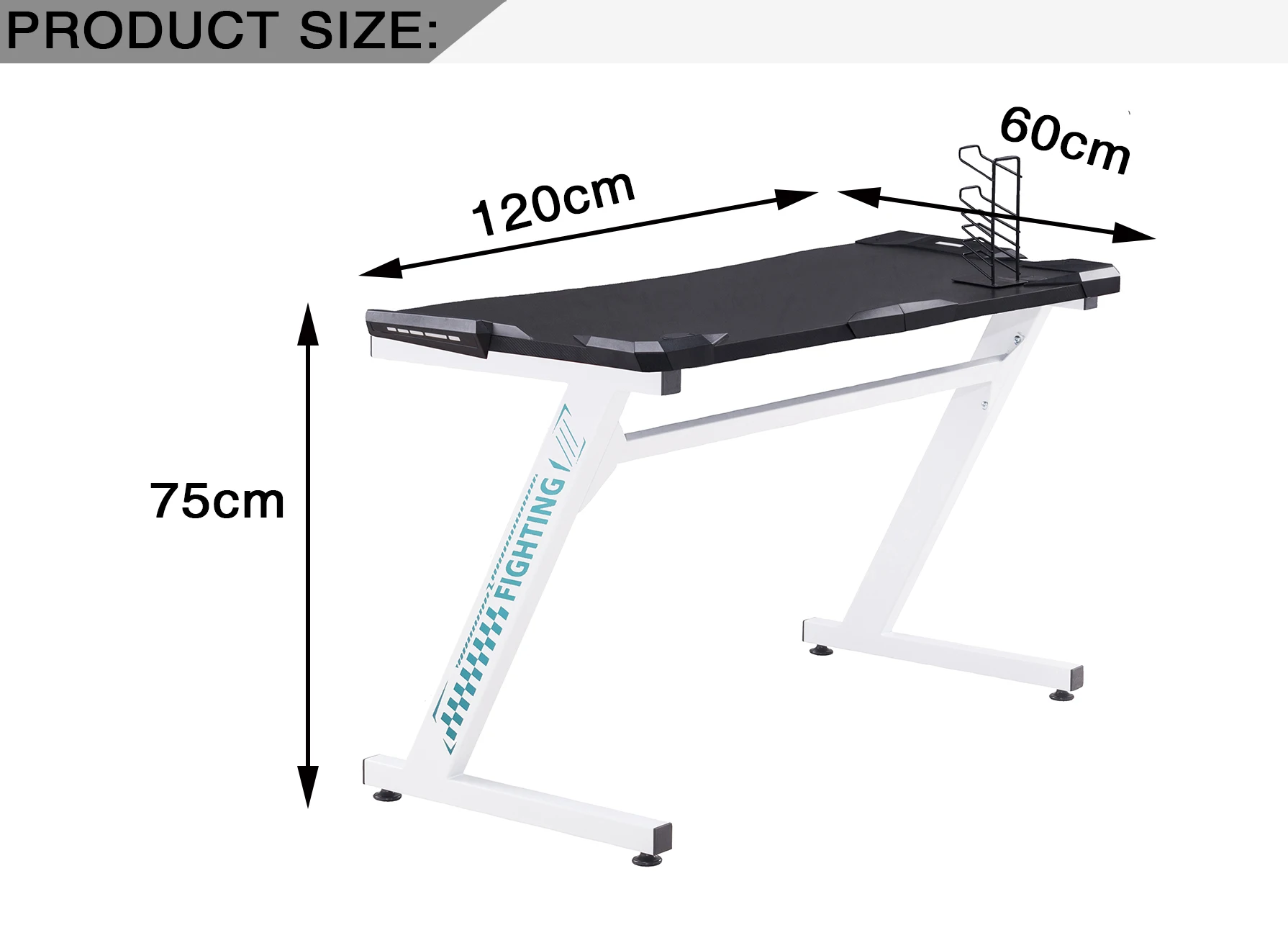 Computer Desk Mesa Gamer Z Shape Gaming Table L Shape Desk Gaming Buy