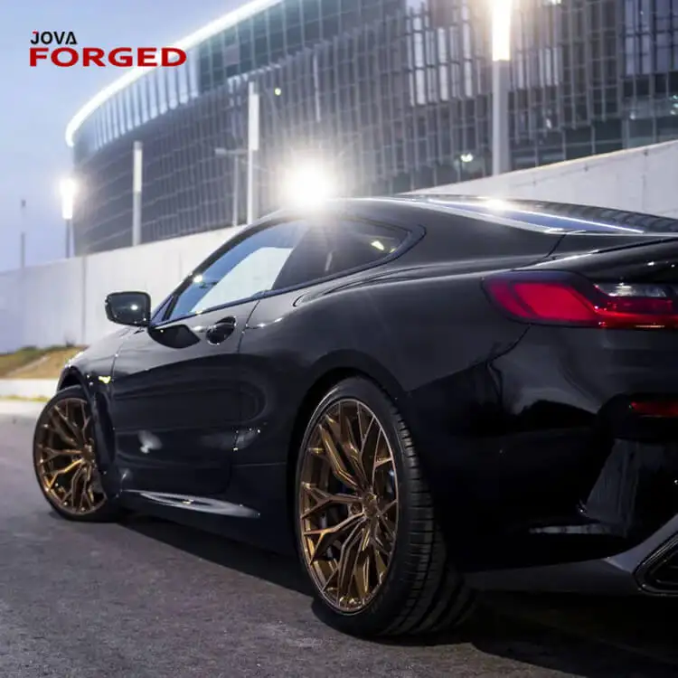 JOVA Bronze Wheels White Car 5x112 18 19 Inch for BMW E90 335xi