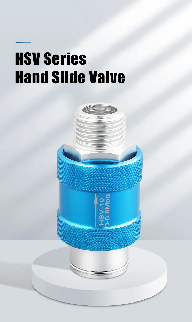 Pneumatic Hand Slide Valve Hsv-08/16/15 Switch Aluminum Alloy Material ...