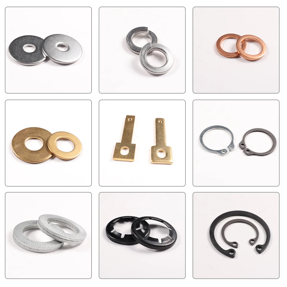 Din9021 Large Flat Copper Brass Fender Washer Plain M3 M4 M5 M6 M8 M10 ...