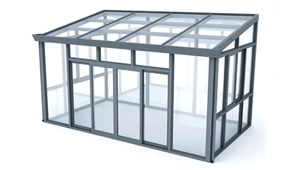 Strong Aluminium Frame Glass House/greenroom/sunroom With Durable Glass ...