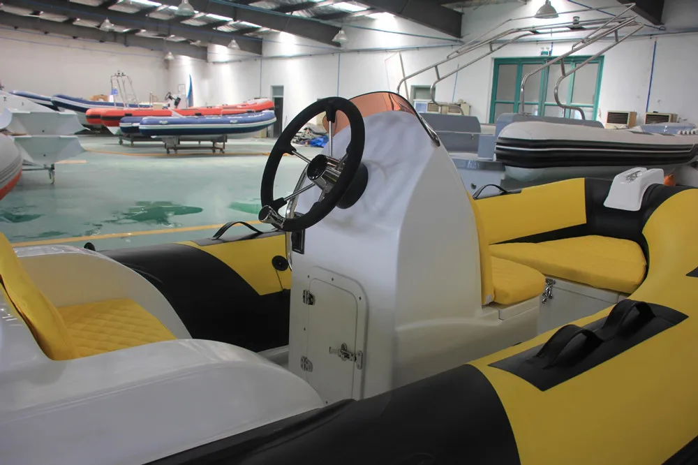13 Feet Rib Speed Boat Semi Rigid Inflatable Boat Luxury Fishing Boat ...