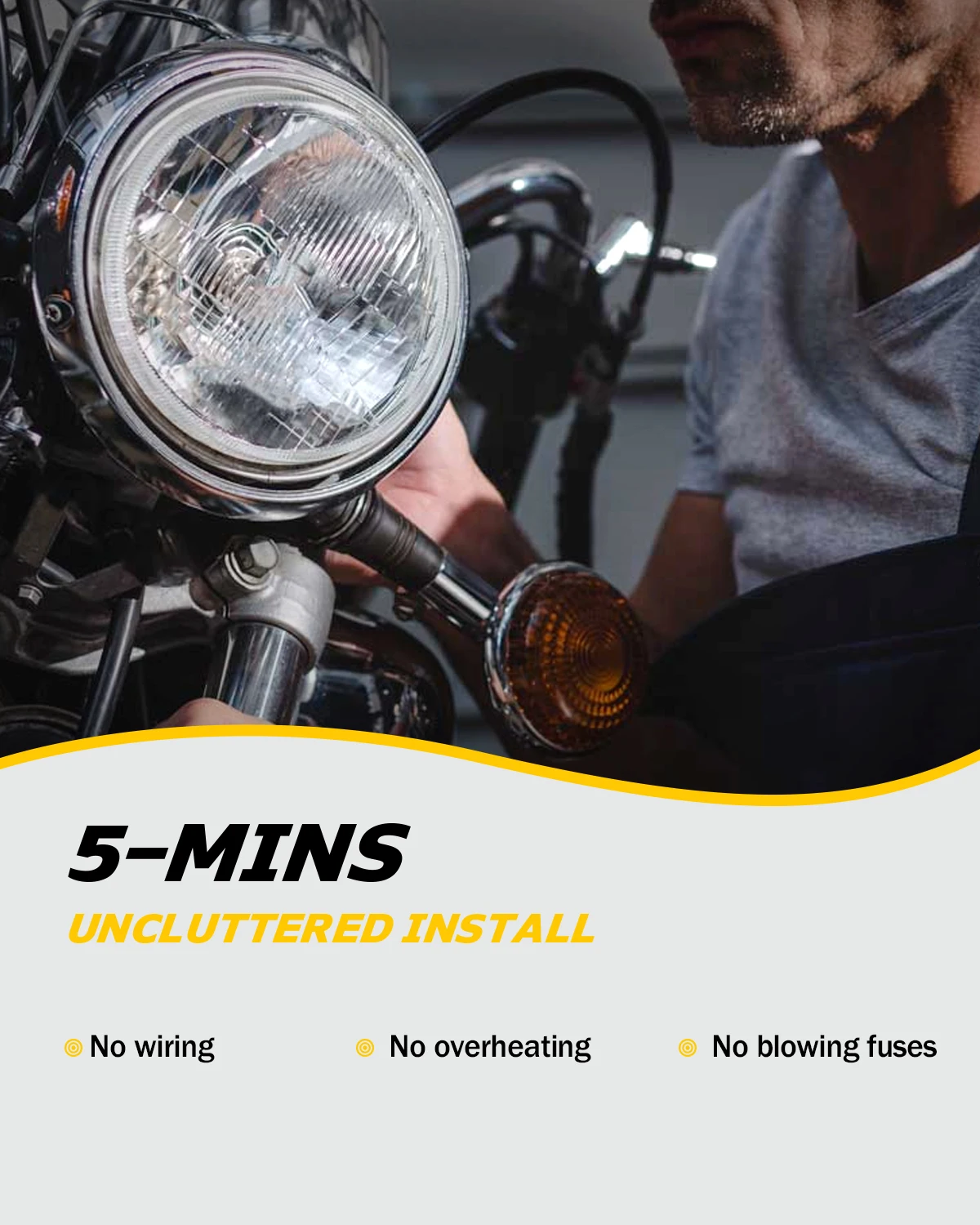 Novsight Mini H4 Led H7 Motorcycle Laser Headlight Bulbs Led Headlight ...