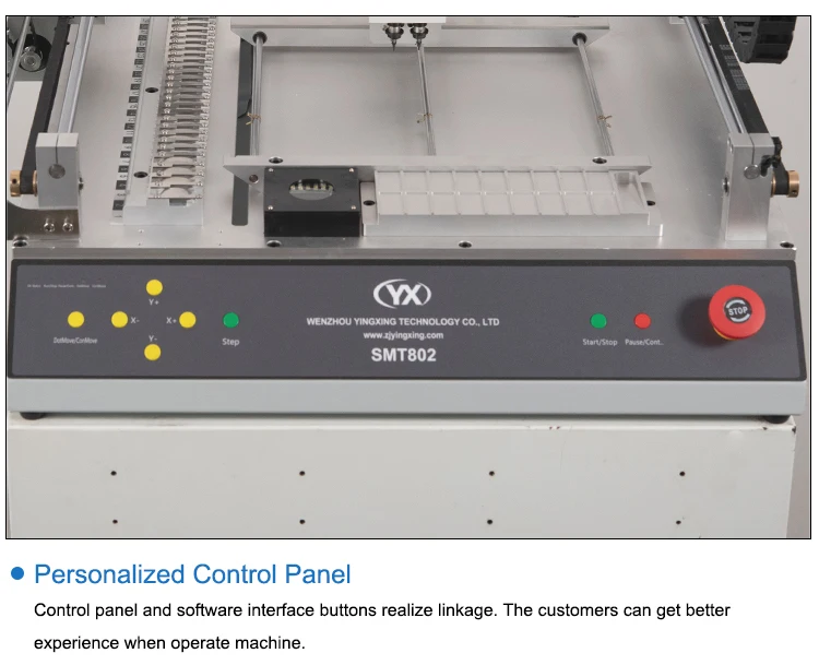SMT802A SMD SMT Assembly PCB Manufacturing SMT Desktop Pick and Place ...