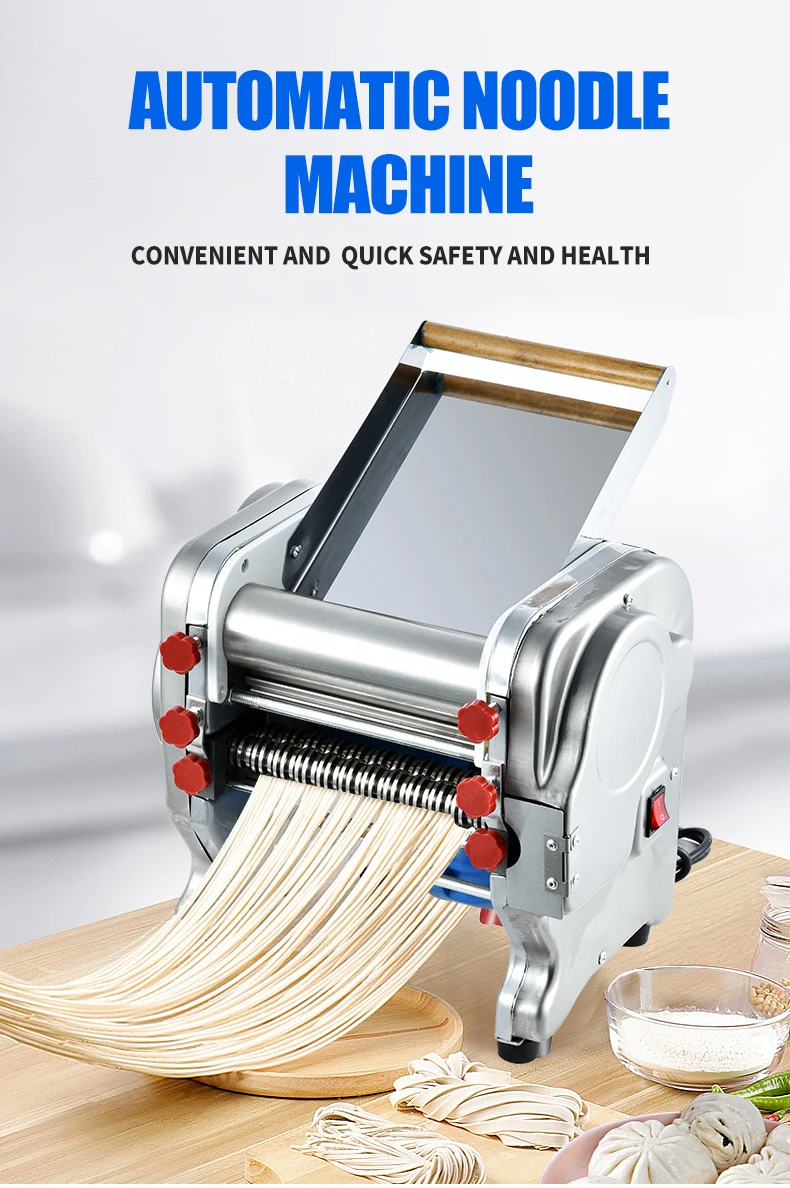 Chinese Semi Automatic Electric Commercial Fresh Wheat Egg Udon Ramen ...