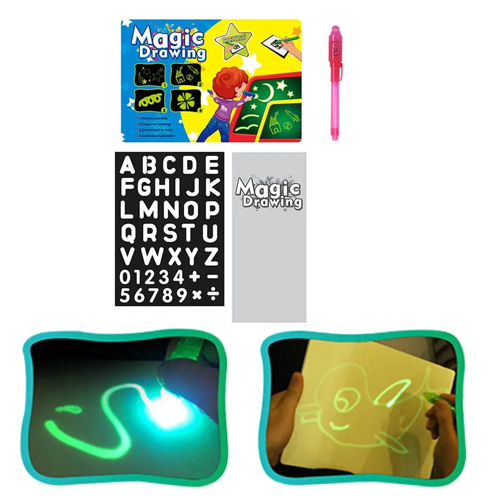 A3 A4 A5 Led Night Light Drawing Board Graffiti Doodle Drawing Tablet ...