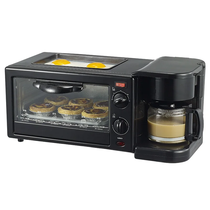 1100w 220v 9l Breakfast Making Machine 3 In 1 Electric Toaster Oven ...