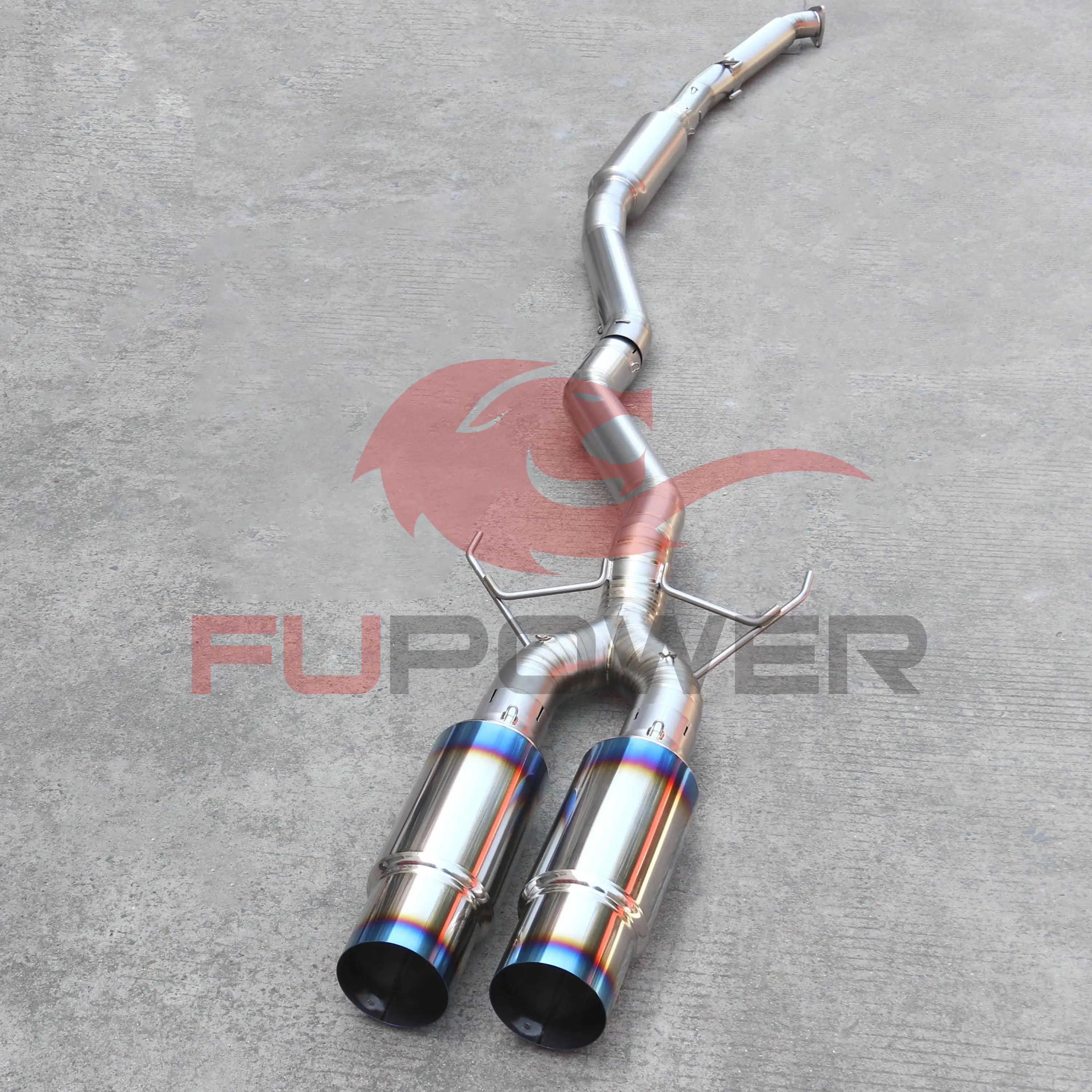 Fupower Full Titanium Exhaust for Honda Civic Type R FL5