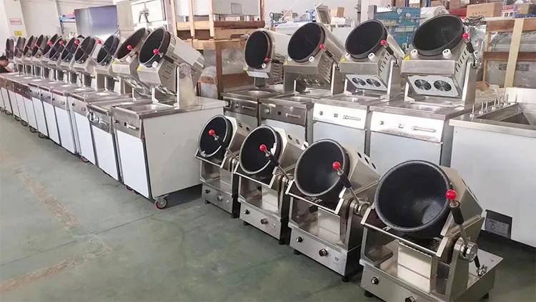 Restaurant Fried Rice Machine Automatic Smart Robot Cooker Wok Cooking ...