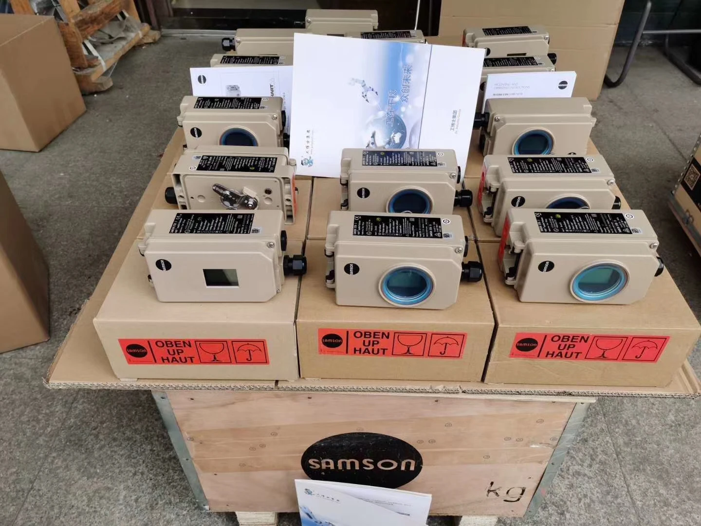 Control Valves With Samson Valve Positioner 3731-3 3730-2 3730-3 3730-4 ...