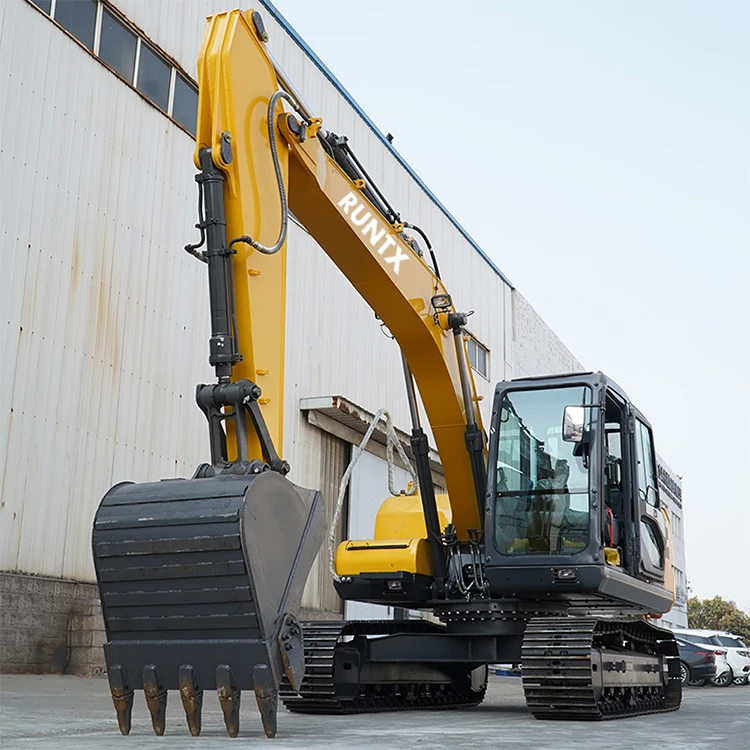 RUNTX Heavy Machine Big Hydraulic Digging Wheel Excavator 9ton 15ton ...