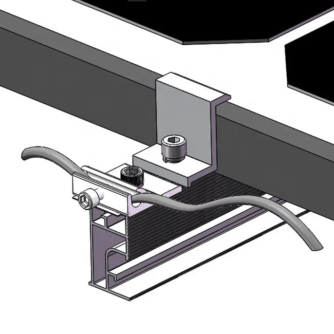 Solar Mounting System Grounding Conductive Plate Solar Earthing Lug ...