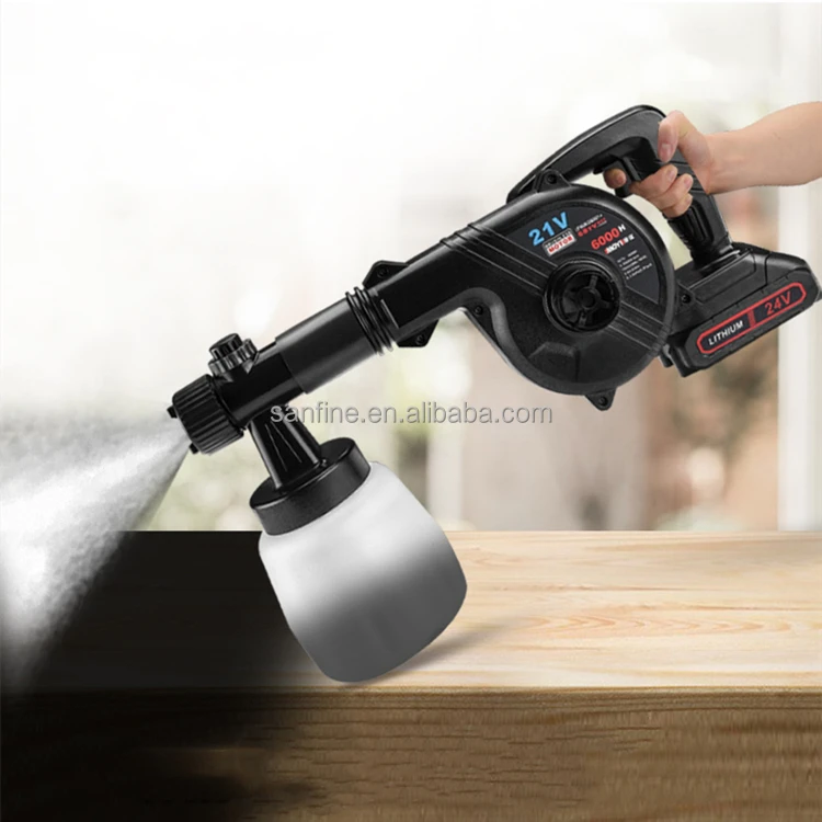 High Power Electric Air Blower Refit as Paint Spray Gun