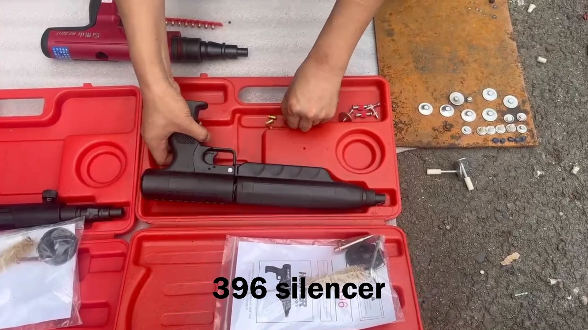 .22 Caliber Single Shot Trigger Operated Nail Gun Pt-396 - Buy Cordless ...