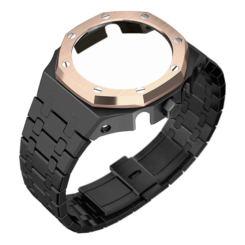 Eraysun Luxury Ga2100 Casioak Mod Kit All Stainless Steel Watch Case ...