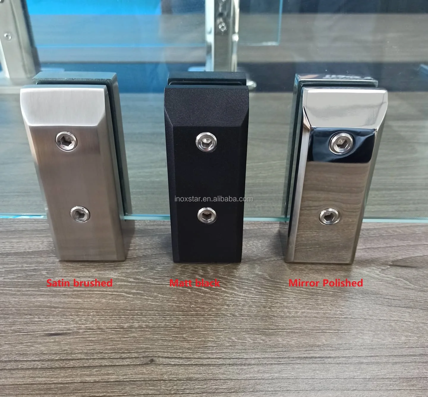 Glass Balustrade Stainless Steel Handrail Bracket Side Mounted Glass ...