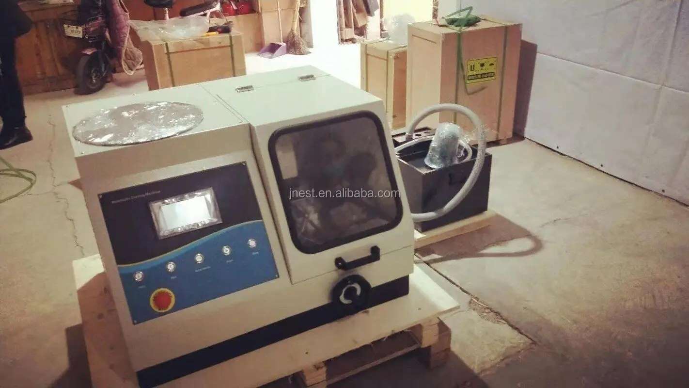 Automatic Cutting 100mm Depth Metallographic Metal Specimen Cutting ...