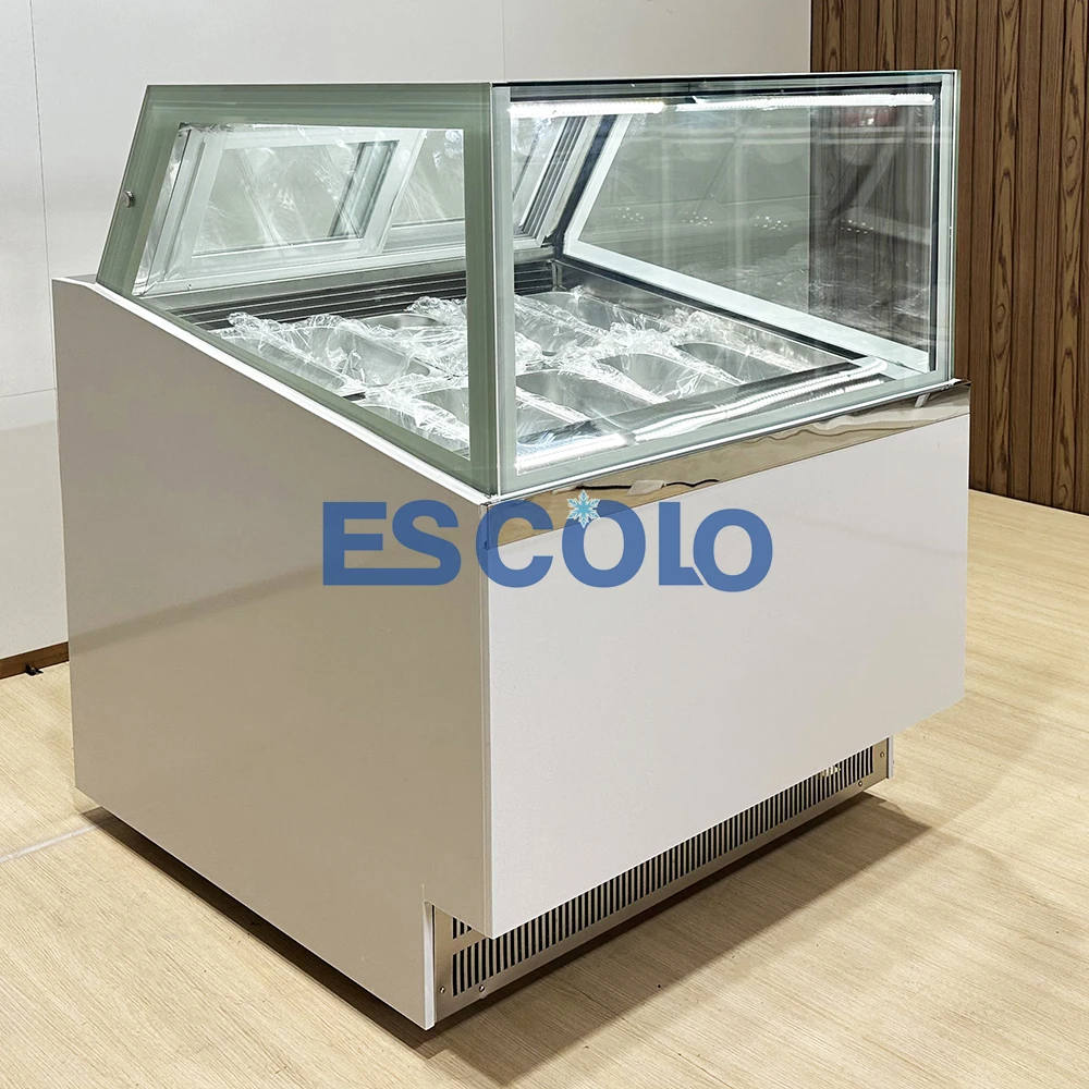 Ice Cream Cooler Commercial Cold Display Cabinet Under Counter ...