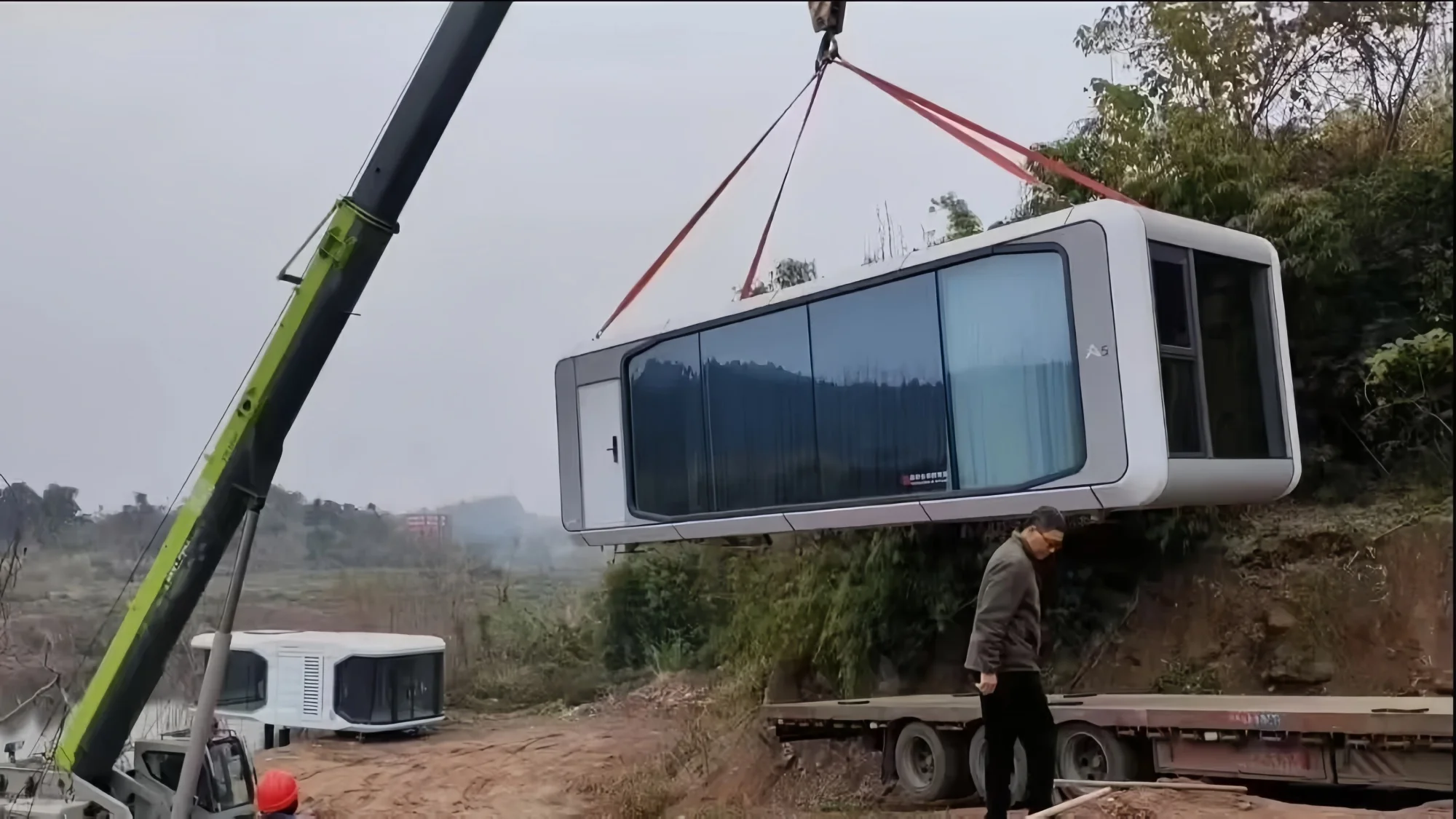Modern Casa Prefabricada Working House Outdoor Office Camping Capsule ...