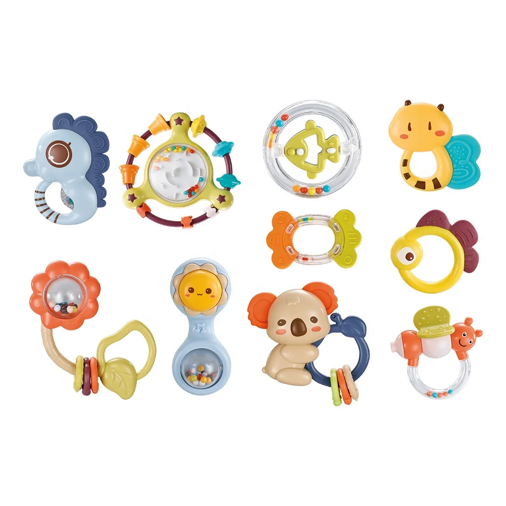 Early Educational CPC 3 Month Baby First Toys - Musical Rattle Set