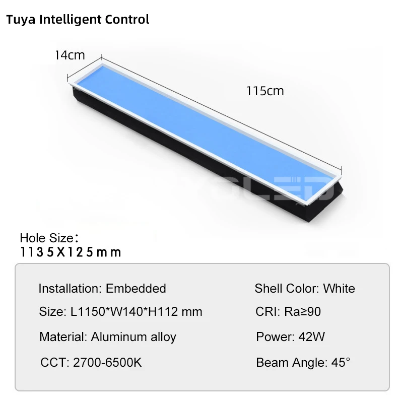 Coyoled New Fashion Blue Skylight Led Smart Home Lights Led Artificial ...