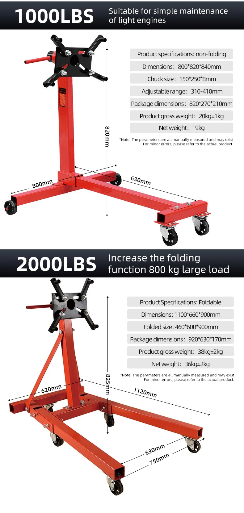 1250LB Engine Stand Car Repair Engine Support with CE| Alibaba.com