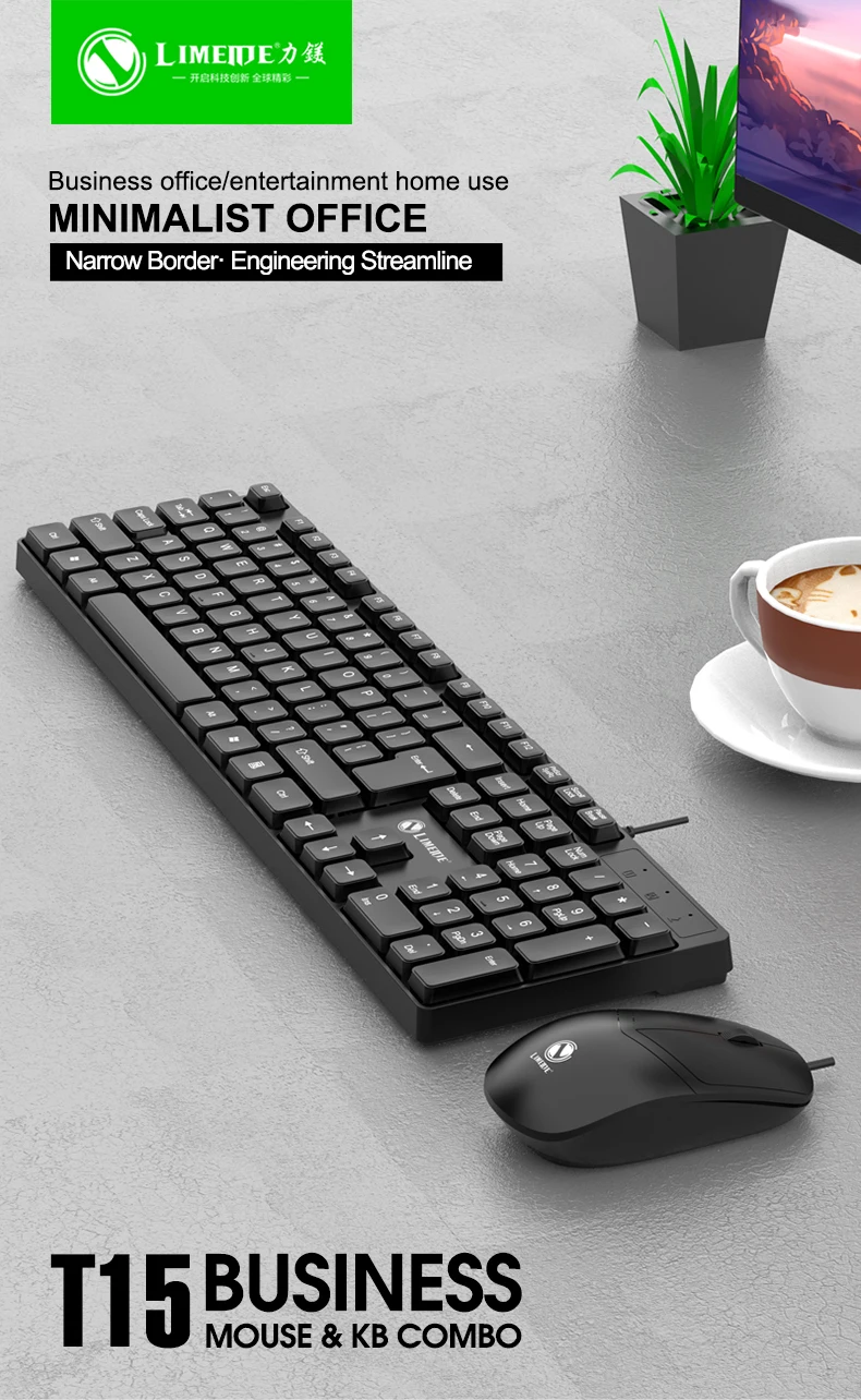 Factory Wholesale Best Cheap Business Wired Usb Keyboard & Mouse 104 ...