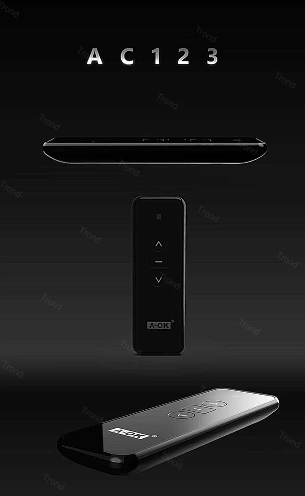 Aok Ac123-02 Wireless Control System Motor Controller Dual Channel 433 ...