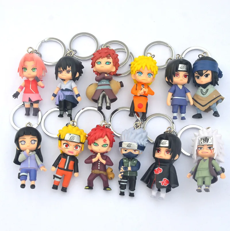 Wholesale Anime Character Design 3d Cartoon Rubber Soft Pvc Keychains ...