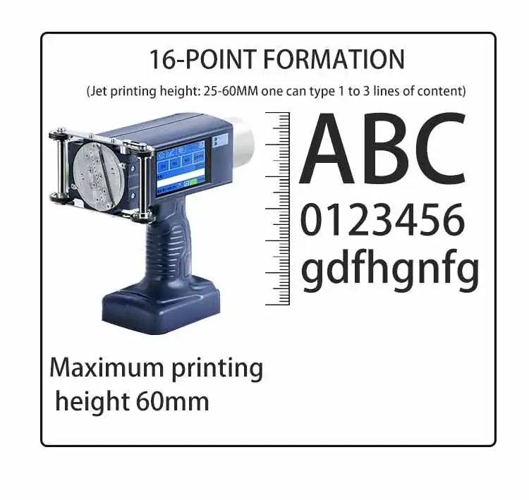 Big Character Carton Coder Handheld Inkjet Coding Printer Dod Large Character Inkjet Printer ...