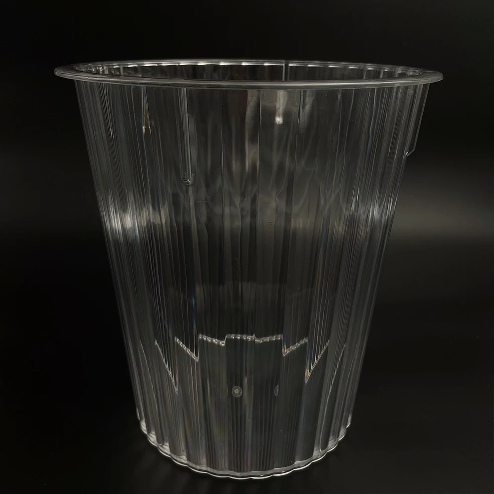 Household PET plastic trash can with pressing ring Wastebasket Classic ...