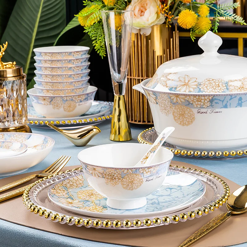 Luxury Bone China Dinnerware - Sustainable & Elegant