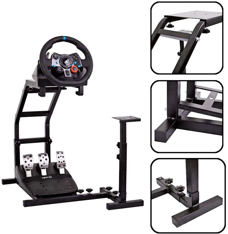 High Quality Car Simulator Driving Racing Wheel Stand Adjustable For ...